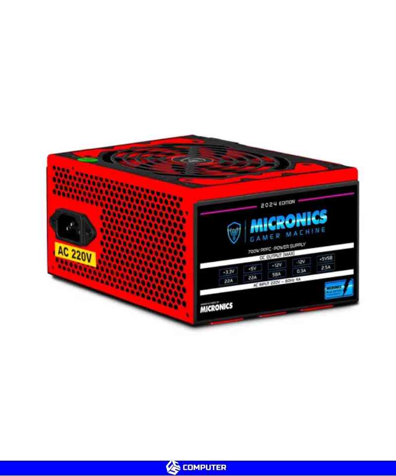 FUENTE DE PODER, MICRONIC P7000, 700W REAL ATX